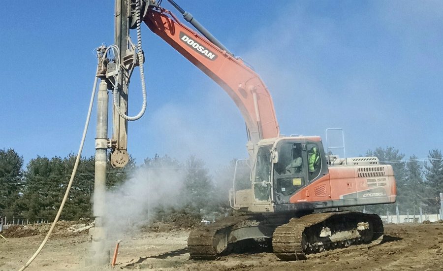 REV Drill Rigs Install Solar Foundations | 2016-07-24 | The Driller