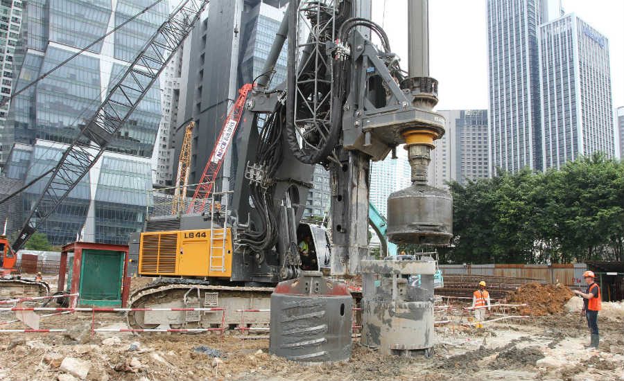Liebherr Rig, Crane Fleet Takes on Kuala Lumpur Piling Job | The Driller