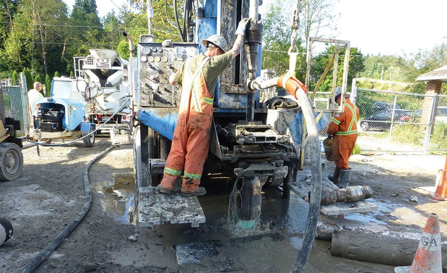 Sonic Drilling vs. Driving for Installing Piles | 2020-02-13 | The Driller