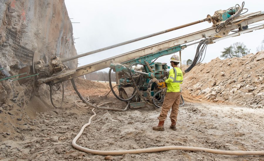 North Carolina Firm Scales Up for Enormous Soil-Nail Wall | The Driller