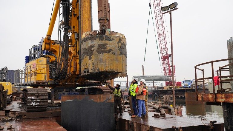 Drilled Shafts Phase One of Raritan River Bridge Project | The Driller